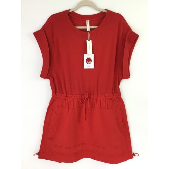 Daily Practice | Dresses | Daily Practice Anthro Dress Womens Sz L Red ...